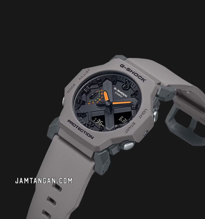 Casio G-Shock GA-2300-8A GA-2300-8ADR Digital Analog Dial Grey Resin Band | Jamtangan.com