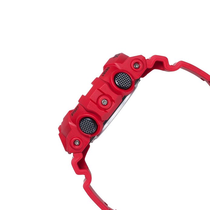 Casio G-Shock GA-700-4A GA-700-4ADR Men Digital Analog Dial Red Resin ...