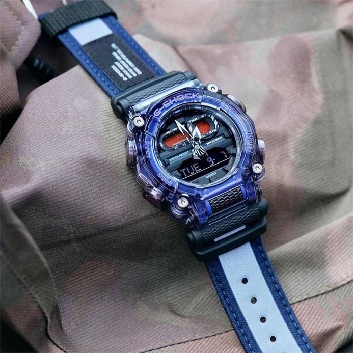 Casio G-Shock GA-900TS-6A GA-900TS-6ADR Men Tech Skeleton Digital ...