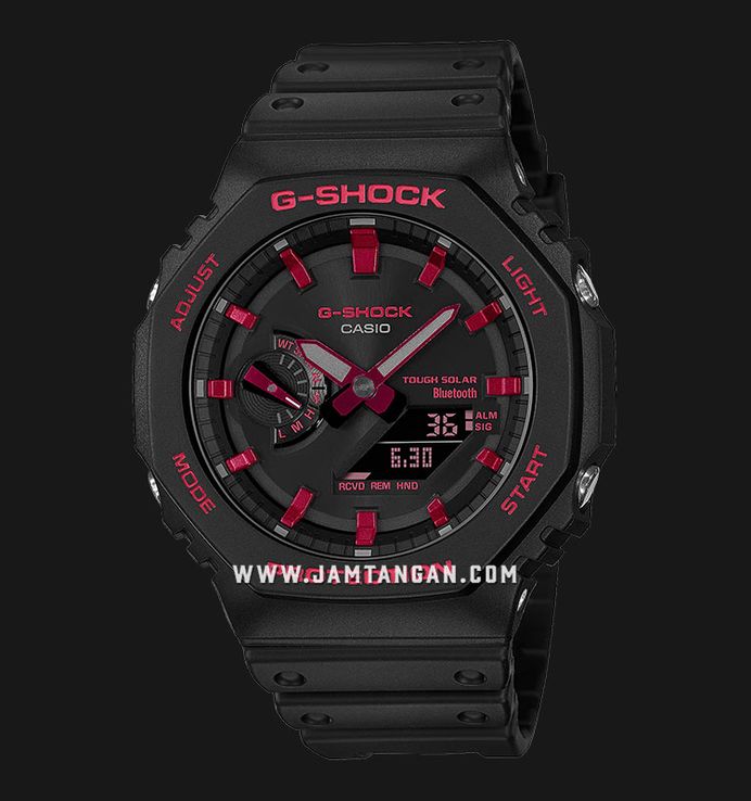 Casio G-Shock GA-B2100BNR-1ADR CasiOak Ignite Red Series Digital Analog ...