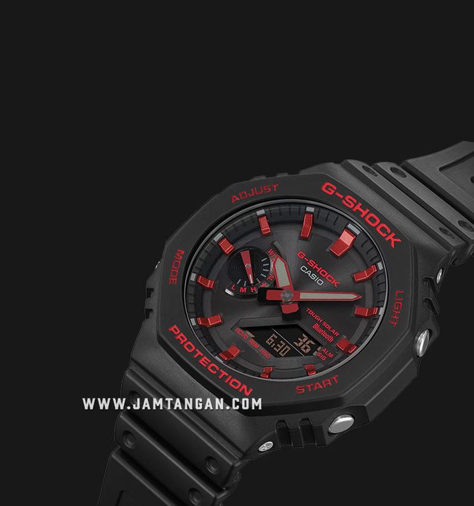 Casio G-Shock GA-B2100BNR-1ADR CasiOak Ignite Red Series Digital Analog ...