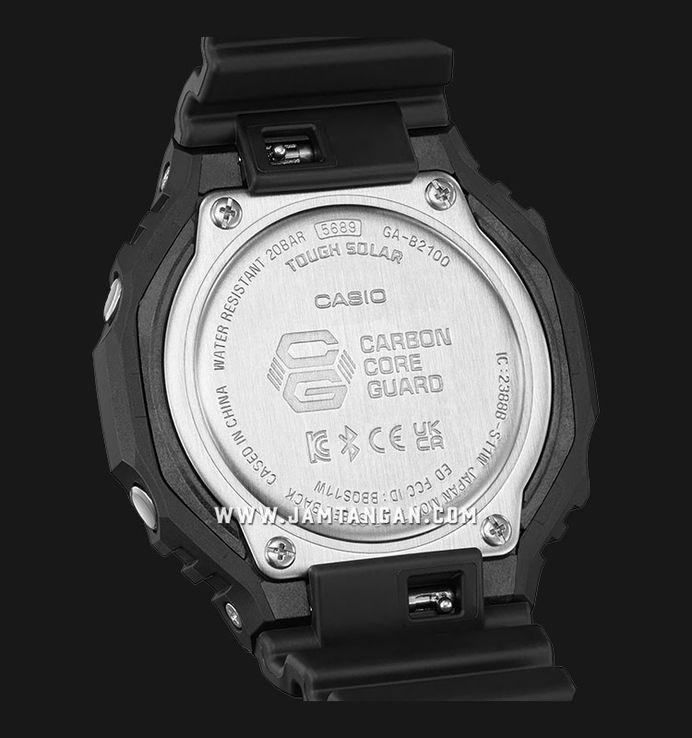 Casio G-Shock GA-B2100BNR-1ADR CasiOak Ignite Red Series Digital Analog ...