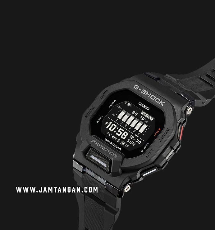 Casio G-Shock G-Squad GBD-200-1 GBD-200-1JF Men Black Digital Dial ...