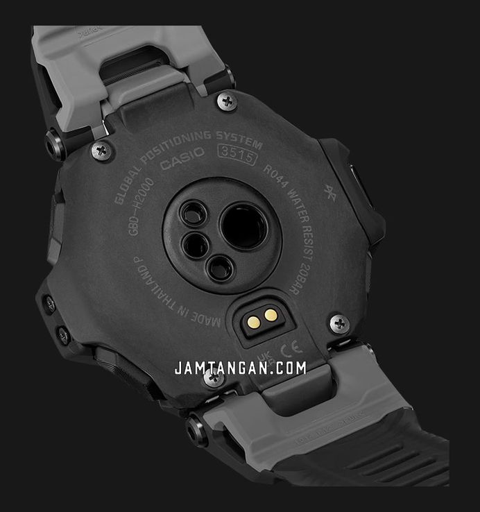 Casio G-Shock GBD-H2000-1B GBD-H2000-1BDR G-Squad Tough Solar Black Digital Dial Black Resin ...