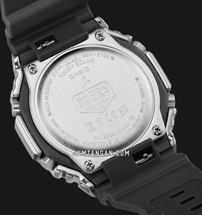 Casio G-Shock GBM-2100A-1A2JF CasiOak Metal Covered Bluetooth Blue Dial ...