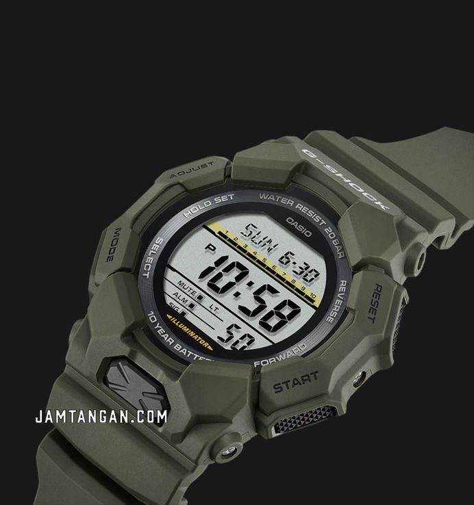 Casio G-Shock GD-010-3 GD-010-3JF New Rugged Basic Digital Dial Green ...