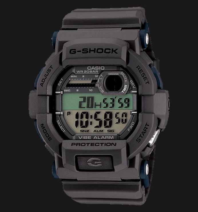 Casio G-Shock GD-350-8DR Digital Dial Dark Grey Resin Band | Jamtangan.com
