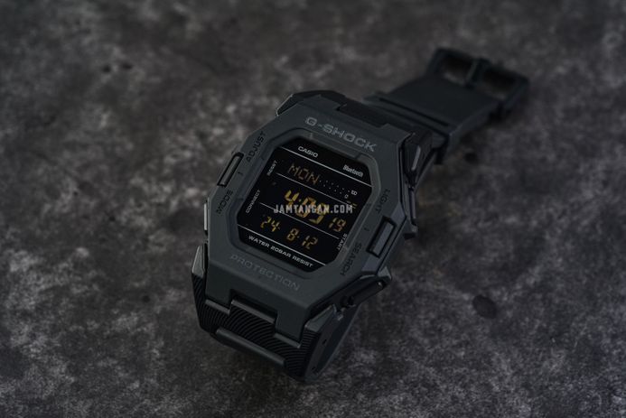 Casio G-Shock GD-B500-1 GD-B500-1DR Compact Digital Dial Black Resin ...