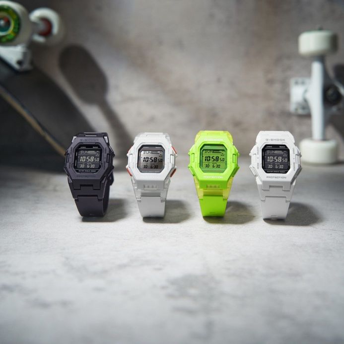 Casio G-Shock GD-B500S-8 GD-B500S-8DR Compact White Transparent Resin ...