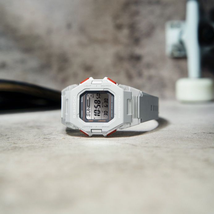 Casio G-Shock GD-B500S-8 GD-B500S-8DR Compact White Transparent Resin ...
