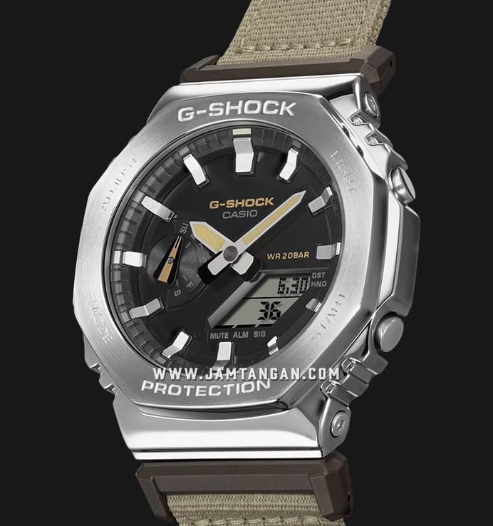 Casio G-Shock GM-2100C-5A GM-2100C-5ADR CasiOak Utility Metal Covered ...