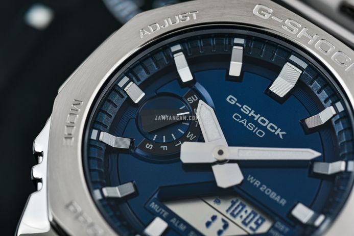 Casio G-Shock GM-2110D-2B GM-2110D-2BJF G-Steel CasiOak Navy Blue Dial ...