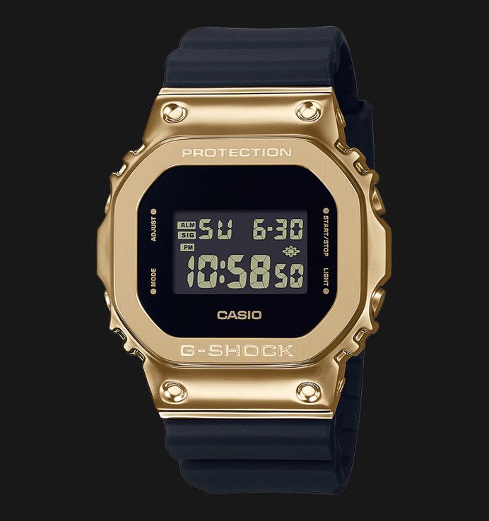 Casio G-Shock GM-5600G-9 GM-5600G-9DR Digital Dial Black Resin Strap ...