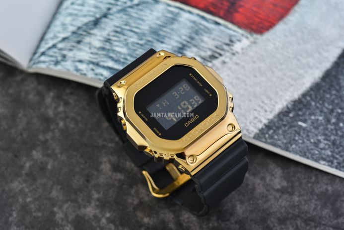 Casio G-Shock GM-5600G-9 GM-5600G-9DR Digital Dial Black Resin Strap ...