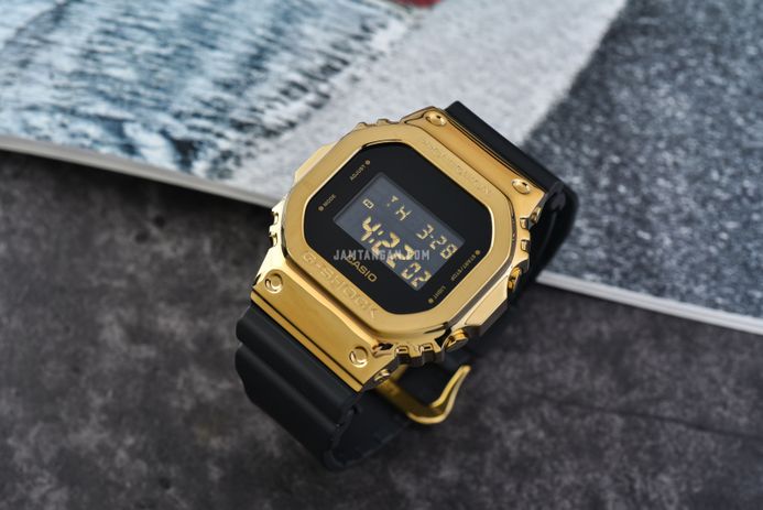 Casio G-Shock GM-5600G-9 GM-5600G-9DR Digital Dial Black Resin Strap ...