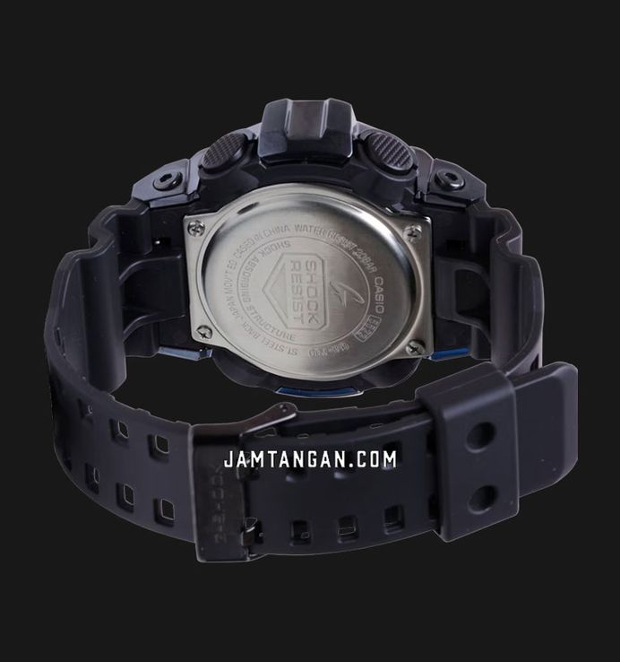Casio G-Shock GM-700P-6A GM-700P-6AJF G-Steel Metal Clad Purple Digital Analog Dial Black Resin ...