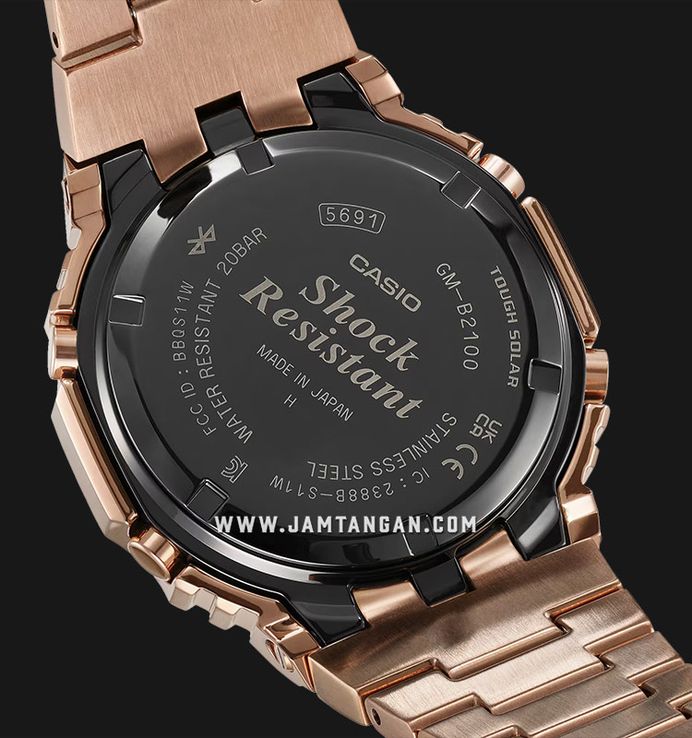 Casio G-Shock GM-B2100GD-5A GM-B2100GD-5ADR CasiOak Solar Full Metal ...