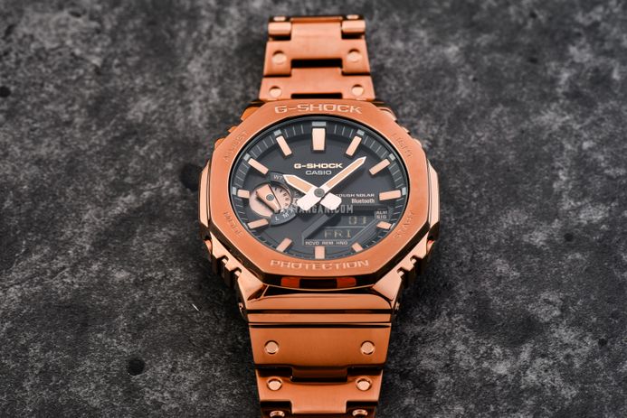 Casio G-Shock GM-B2100GD-5A GM-B2100GD-5ADR CasiOak Solar Full Metal ...