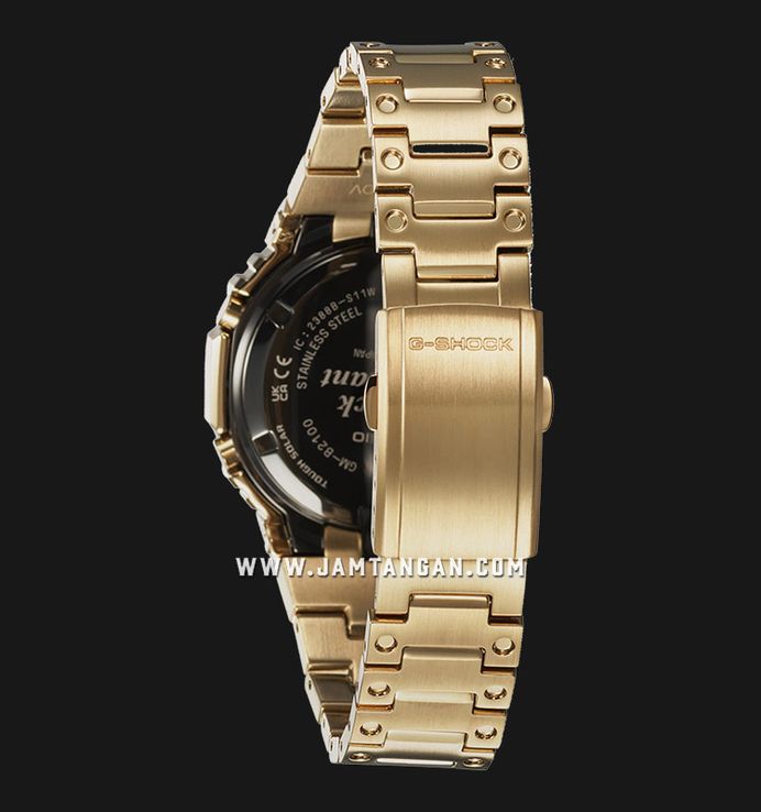 Casio G-Shock GM-B2100GD-9A GM-B2100GD-9ADR CasiOak Solar Full Metal Analog Digital Dial Gold ...