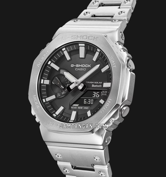 Casio G-Shock GM-B2100SD-1A GM-B2100SD-1AJF CasiOak Full Metal Digital Analog Dial Stainless ...