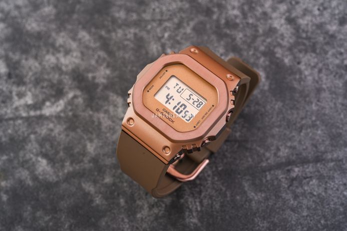 Casio G-Shock GM-S5600UBR-5DR Bronze Glow Digital Dial Bronze Resin ...