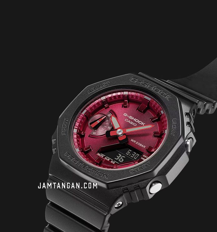 Casio G-Shock GMA-S2100RB-1A GMA-S2100RB-1ADR CasiOak Red And Black ...