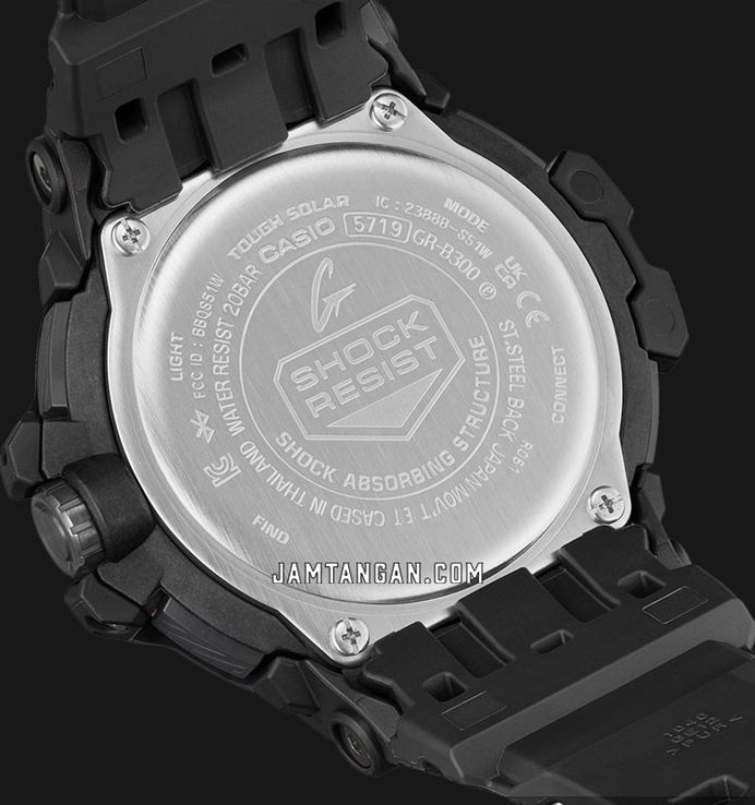 Casio G-Shock Gravitymaster GR-B300-1A4 GR-B300-1A4DR Master Of G Solar Digital Analog Dial ...