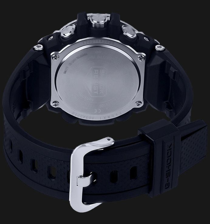 Casio G-Shock G-Steel GST-B100-1A GST-B100-1ADR Men Black Dial Black ...