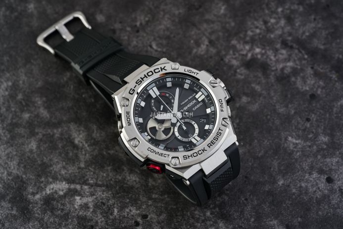 Casio G-Shock G-Steel GST-B100-1A GST-B100-1ADR Men Black Dial Black ...