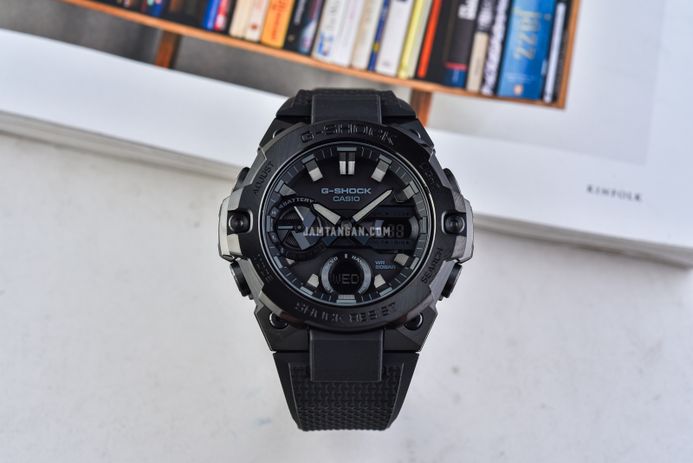 Casio G-Shock GST-B400BB-1A GST-B400BB-1ADR Black On Black G-Steel ...