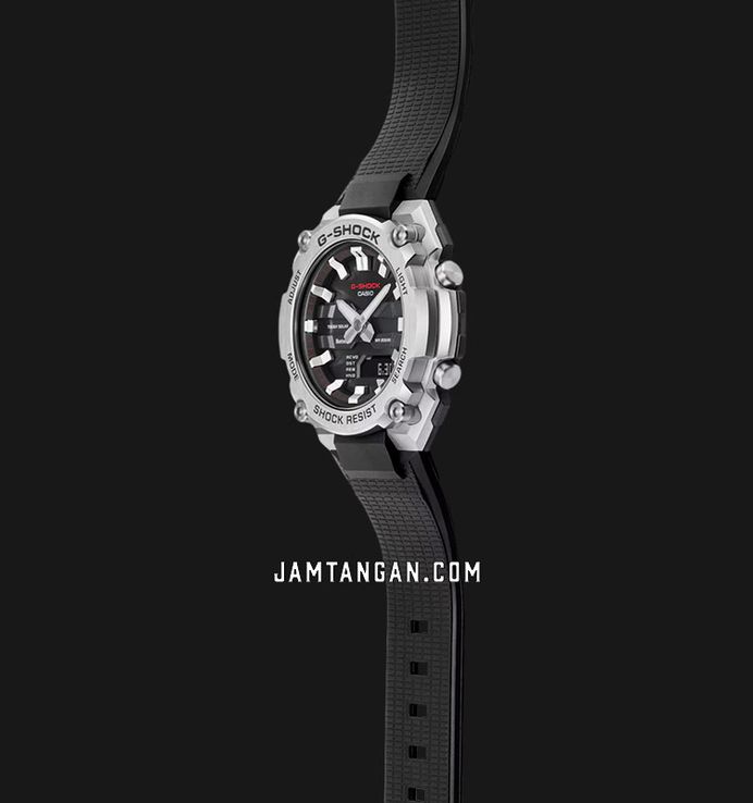 Casio G-Shock GST-B600-1A GST-B600-1ADR G-Steel Smallest Tough Solar Digital Analog Dial Black ...