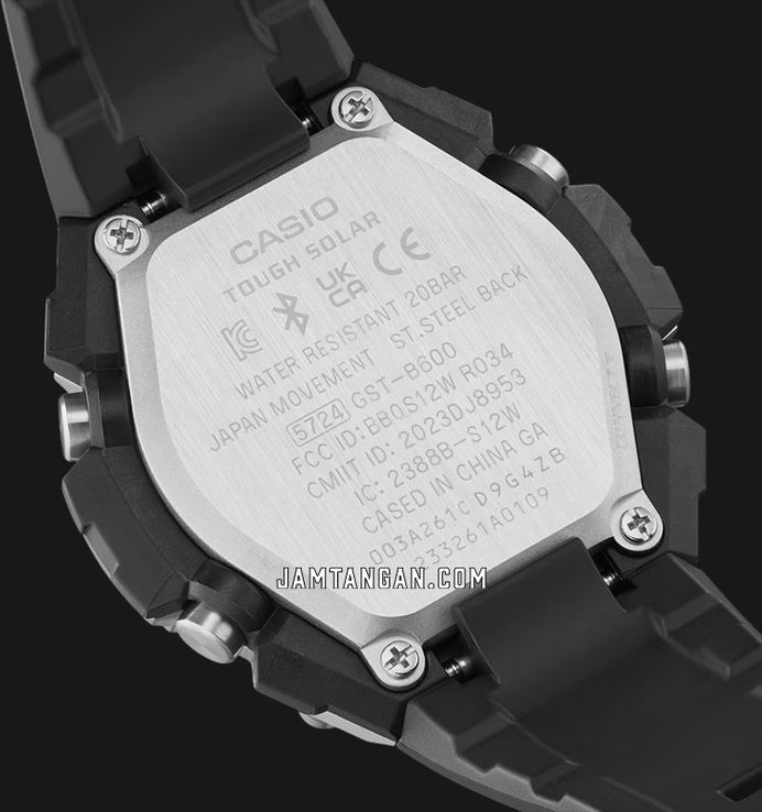Casio G-Shock GST-B600-1A GST-B600-1ADR G-Steel Smallest Tough Solar ...