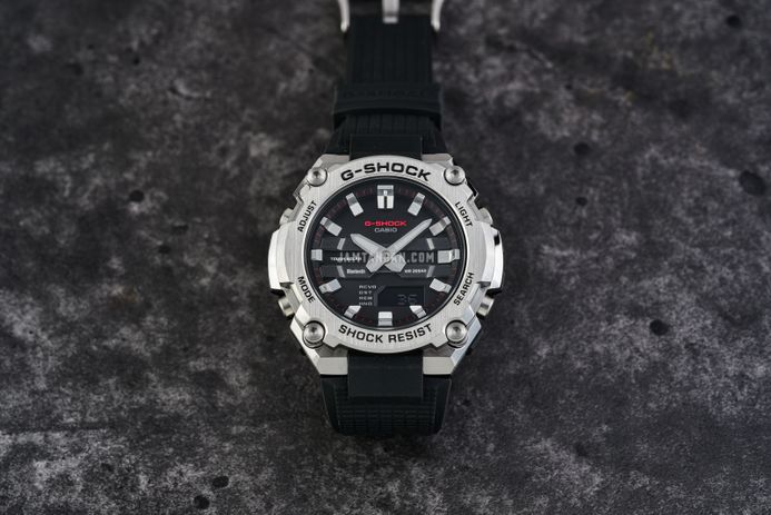 Casio G-Shock GST-B600-1A GST-B600-1ADR G-Steel Smallest Tough Solar Digital Analog Dial Black ...