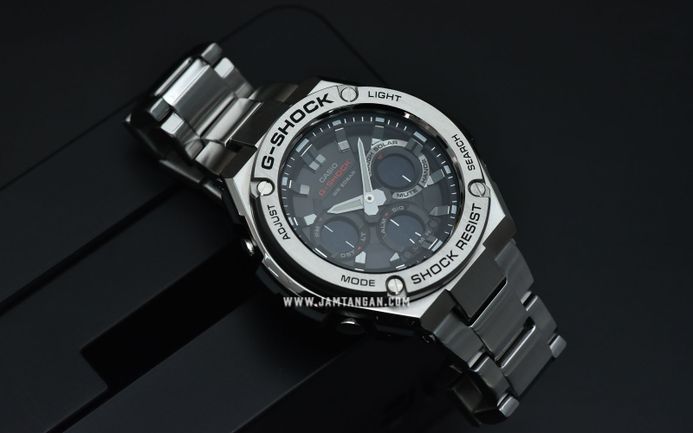 Casio G-Shock G-Steel GST-S110D-1A GST-S110D-1ADR Tough Solar Digital ...