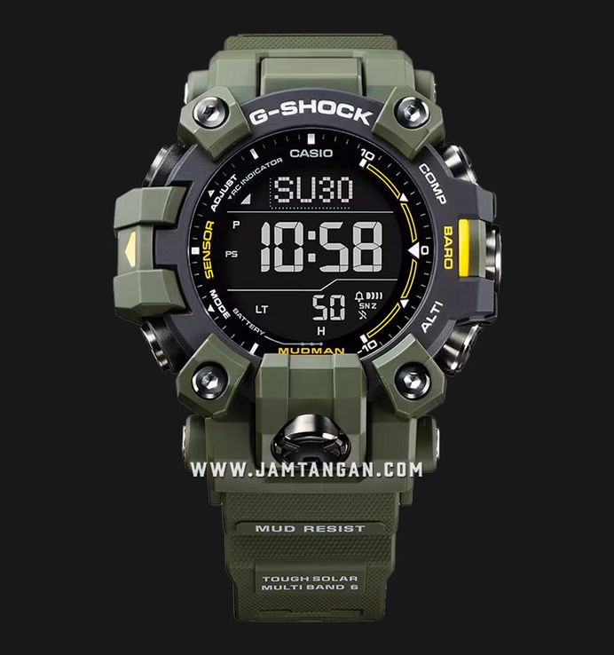 Casio G-Shock Mudman GW-9500-3 GW-9500-3JF Solar Master Of G-Land Green ...