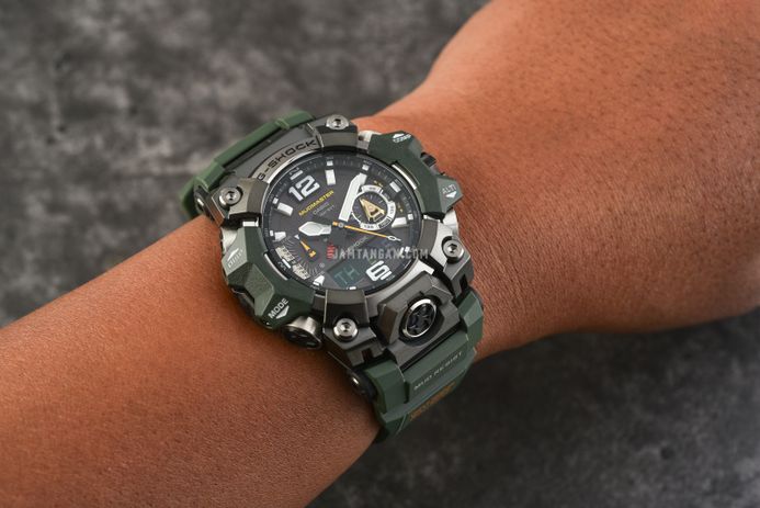 Casio G-Shock Mudmaster GWG-B1000-3A GWG-B1000-3ADR Master Of G-Land Digital Analog Dial Green ...