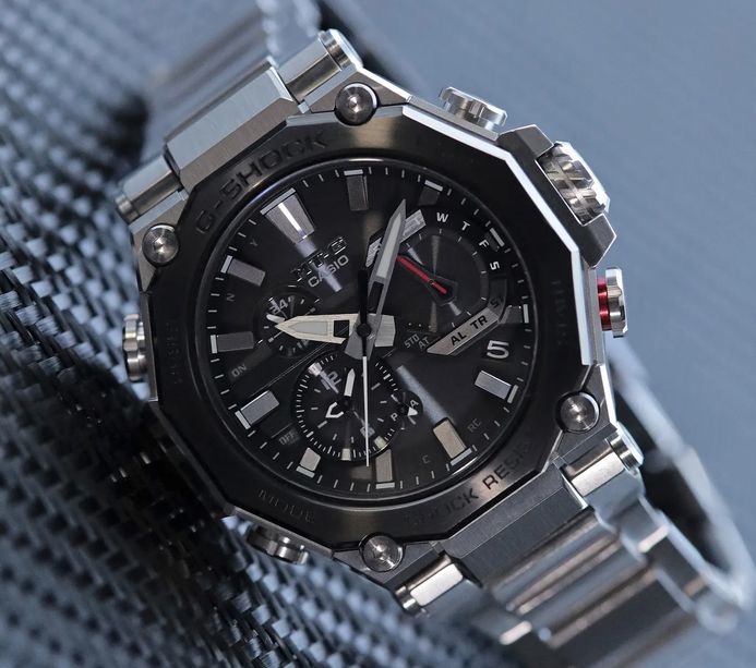 Casio G-Shock MT-G MTG-B2000D-1A MTG-B2000D-1ADR Tough Solar Triple G Resist Black Dial ...