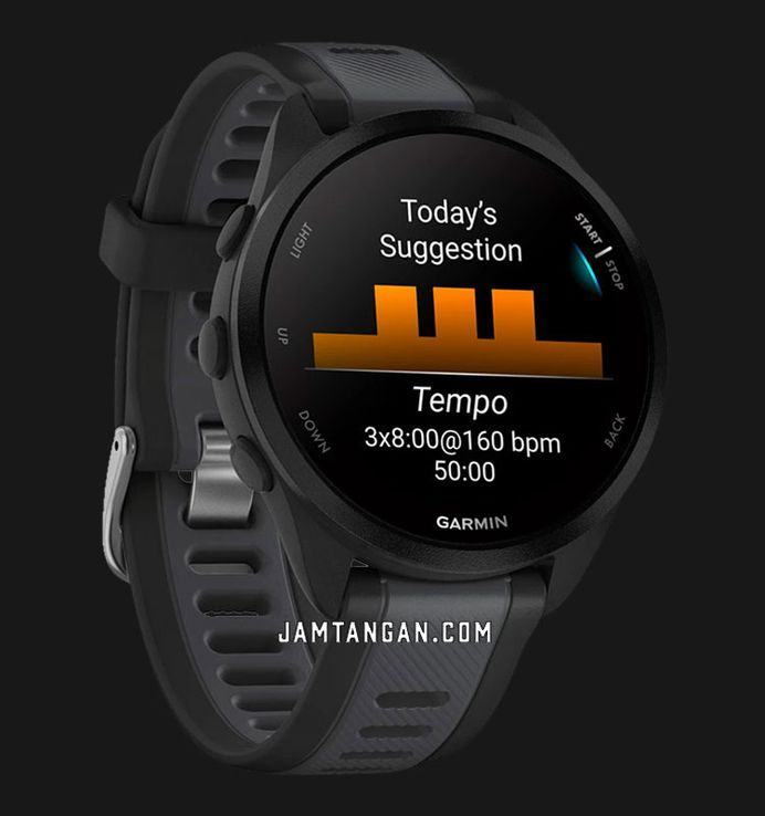 Garmin Forerunner 165 010-02863-B0 Smartwatch Music Digital Dial Black ...