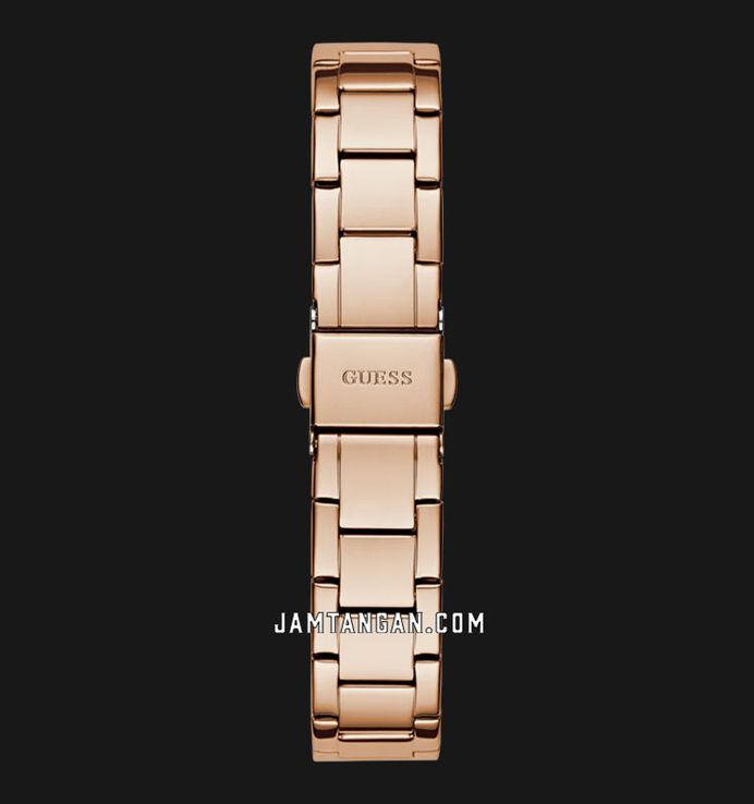 Guess Charlotte GW0767L3 Ladies White Dial Rose Gold Stainless Steel ...