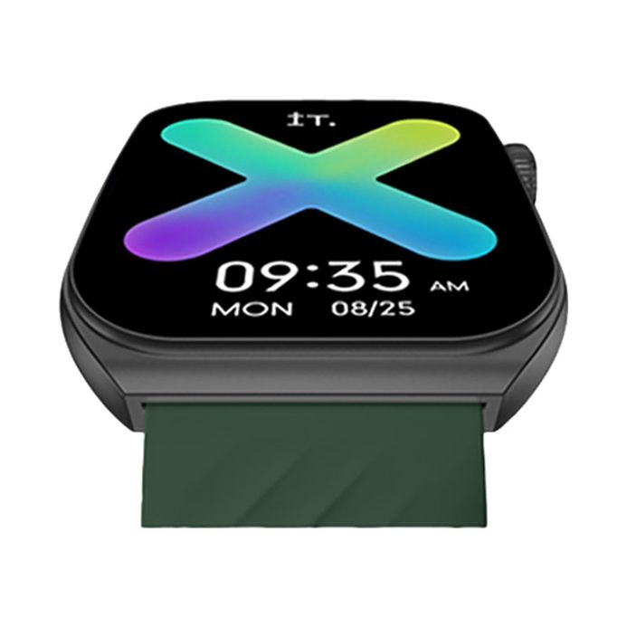 IT Active Watch Curve WR01 Smartwatch Digital Dial Graphite Rubber ...