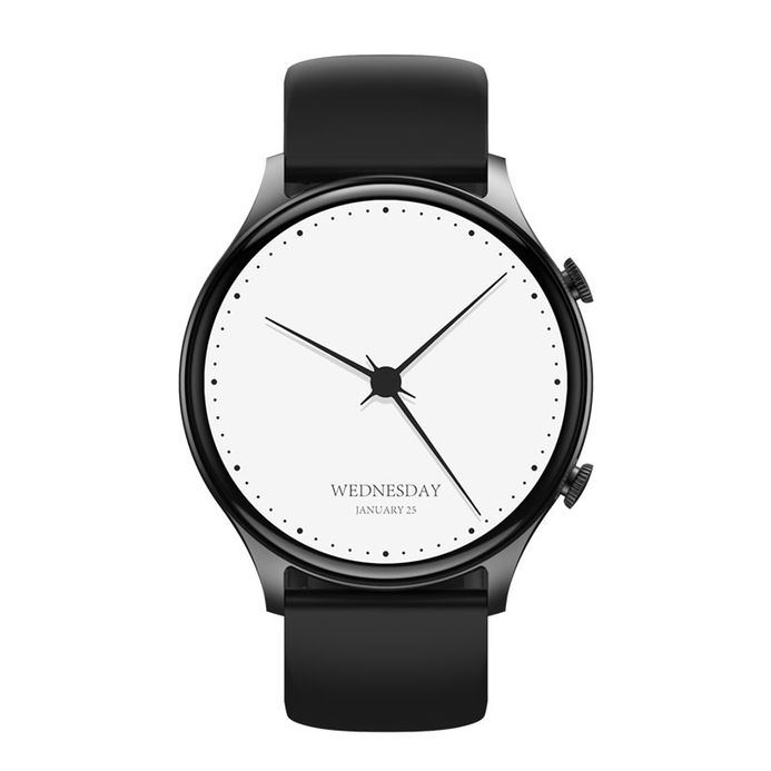 Olike FW2 Smartwatch Digital Dial Black Rubber Strap | JAMTANGAN.COM