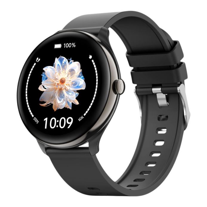 Olike Interstellar FW3 Smartwatch Digital Dial Tarnish Black Rubber ...