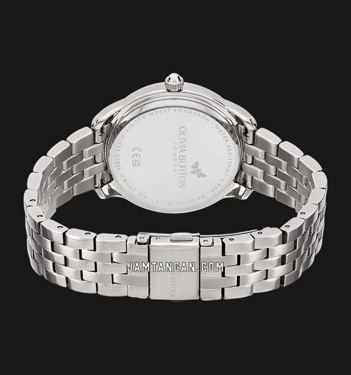 Olivia Burton Celestial 24000047 Ladies Blush And Stone Dial Stainless ...