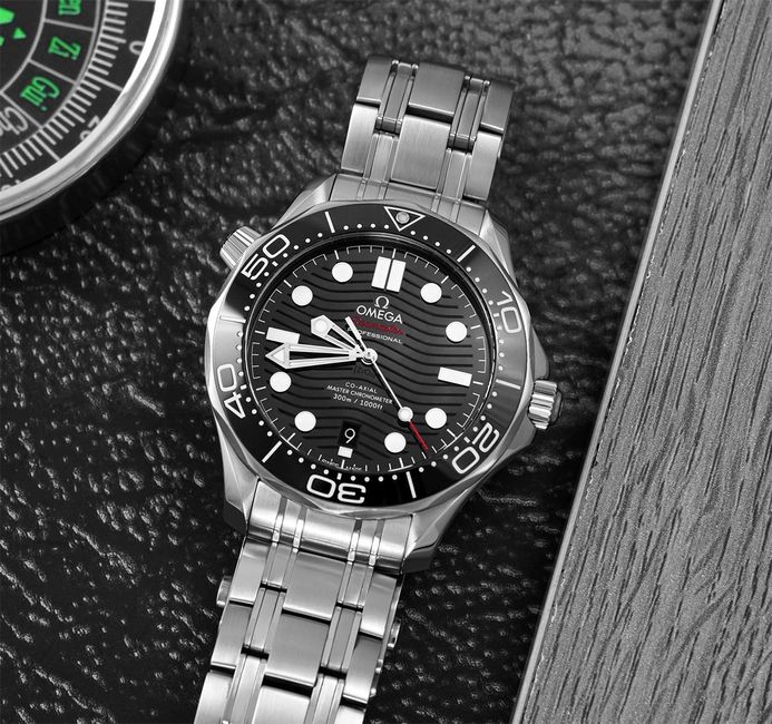 Omega Seamaster 21030422001001 Diver 300M Co-Axial Master Chronomaster ...