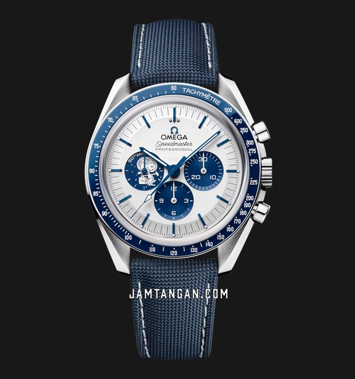 Omega Speedmaster 310.32.42.50.02.001 Anniversary Snoopy Award Co-Axial Chronometer Nylon Strap ...