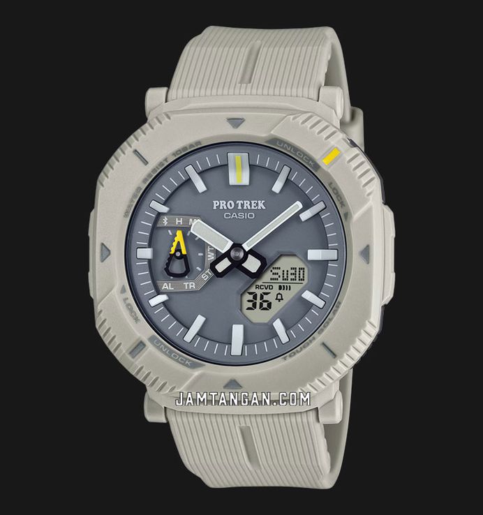 Casio Pro Trek PRJ-B001-7DR Tough Solar Hiker Line Digital Analog Dial ...