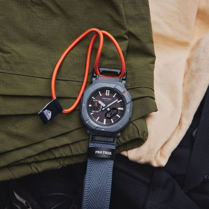 Casio Pro Trek PRJ-B001B-2 PRJ-B001B-2DR Tough Solar Digital Analog ...