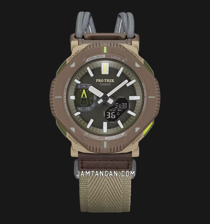 Casio Pro Trek PRJ-B001B-5 PRJ-B001B-5JF Tough Solar Digital Analog ...