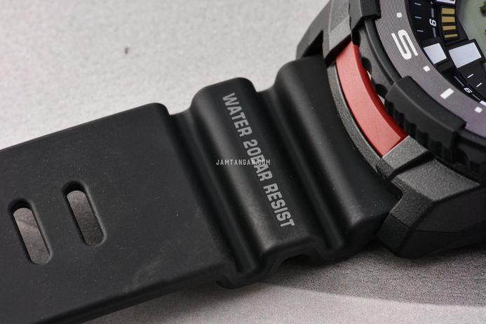 Casio Pro Trek PRT-B70-1 PRT-B70-1DR Fishing Edition Digital Analog Black Dial Black Resin Band ...