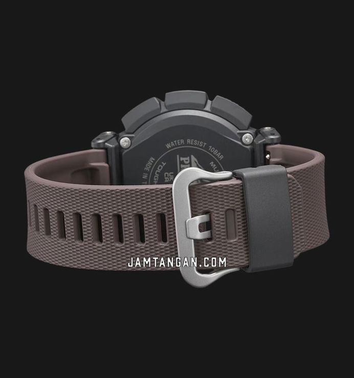 Casio Pro Trek PRW-3400Y-5 PRW-3400Y-5JF Climber Line Tough Solar Digital Dial Brown Resin Band ...